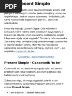 Notatka Present Simple | PDF