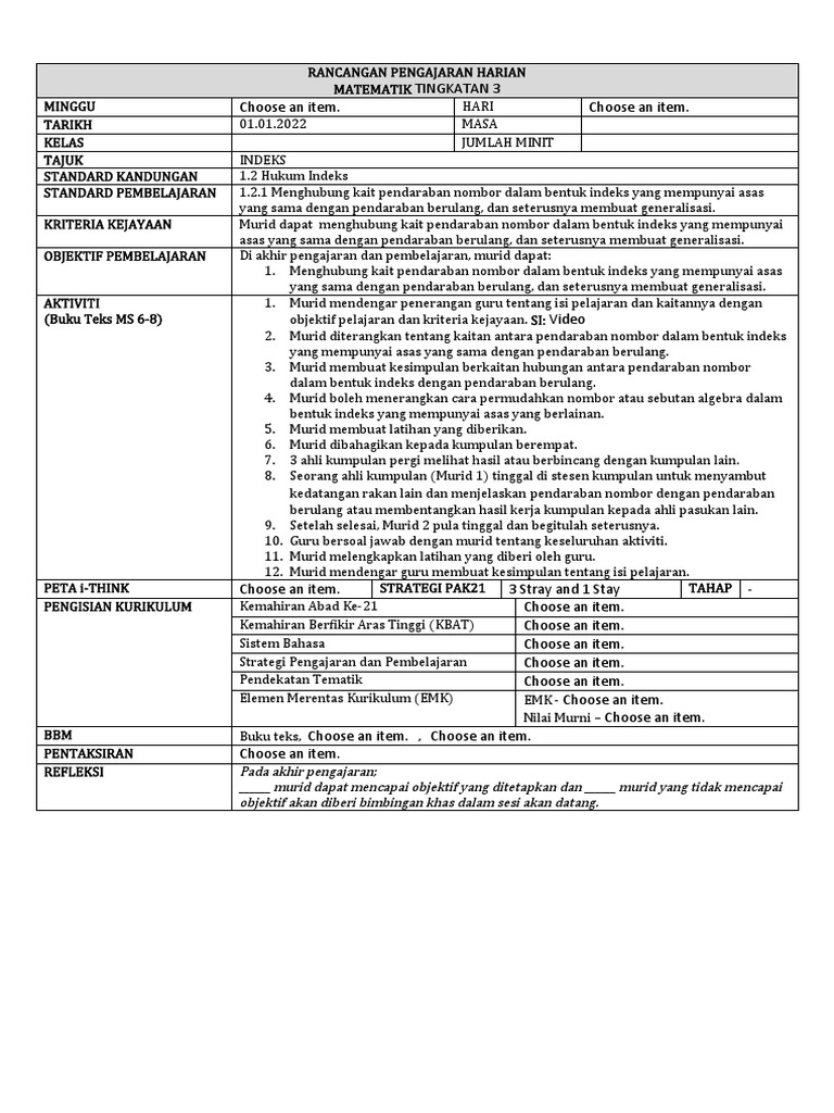 1.2 Hukum Indeks | PDF