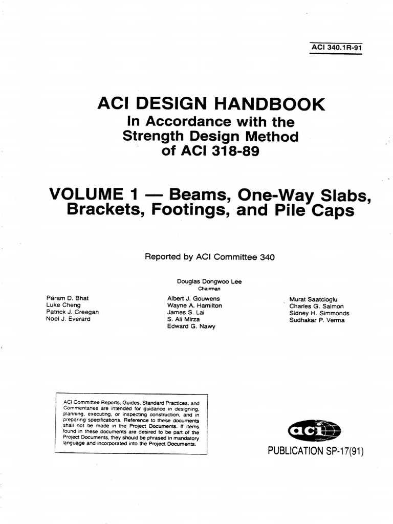 ACI Design Handbook - Beams PDF | PDF