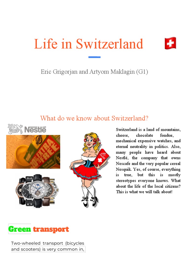 Life in Switzerland | PDF