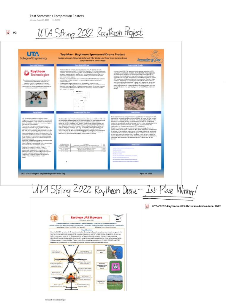 Raytheon UAS Showcase - EE Team Notebook PDF | PDF