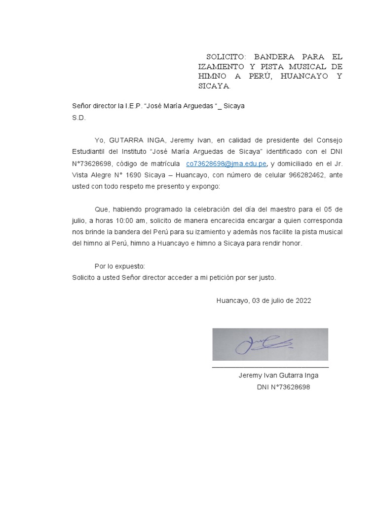 SOLICITUD.docx | PDF