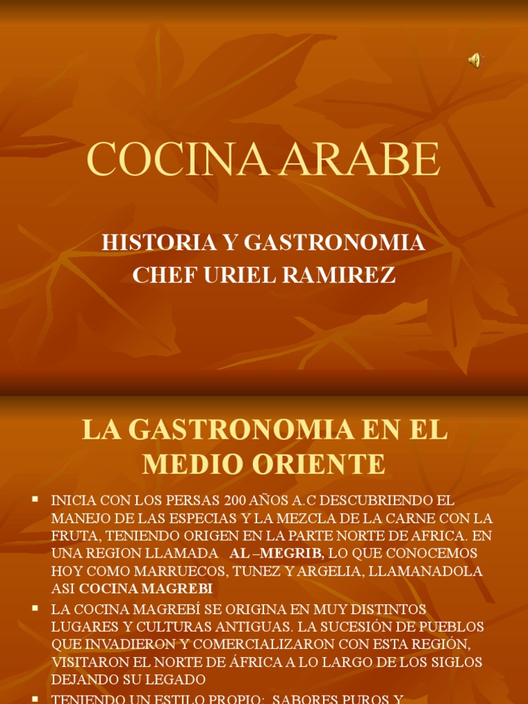 Cocina Árabe: Historia y Tradiciones | PDF