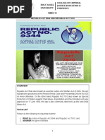 Salient Features of RA 10630 | PDF | Juvenile Court | Crime & Violence
