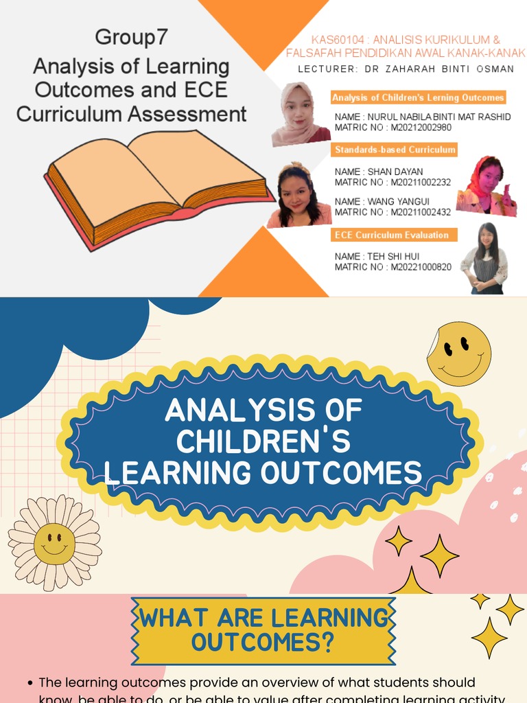 Group7 Analysis of Learning Outcomes and ECE Curriculum Assessment PDF | PDF | Science ...