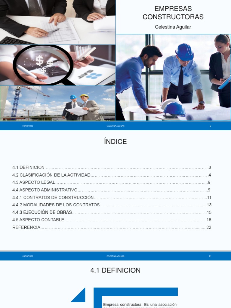 Constructoras PDF | PDF | Presupuesto | Contabilidad