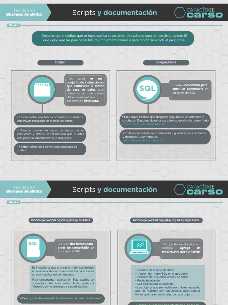 Documentación de Scripts SQL | PDF