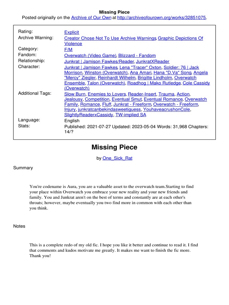 Missing Piece | PDF