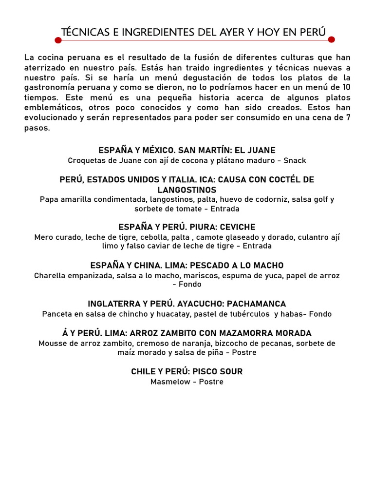 Menu Final Final PDF | PDF