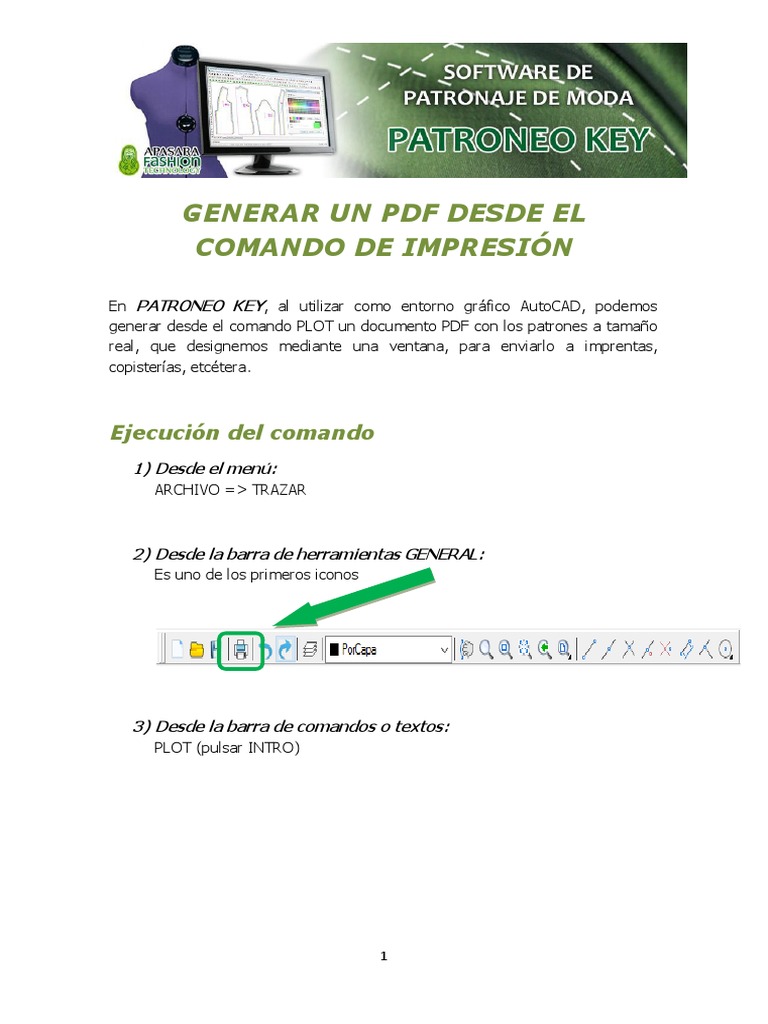Patroneo Key-Generar PDF Desde El Comando de Impresion PDF | Descargar gratis PDF | Ventana ...