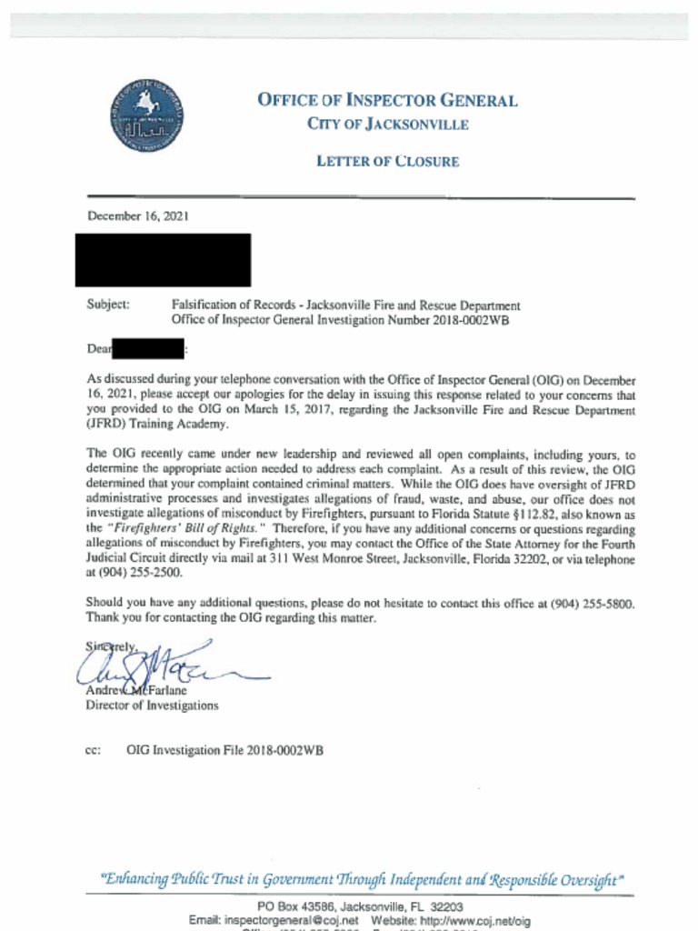 2018-0002 Letter of Closure (WB2) - Redacted | PDF