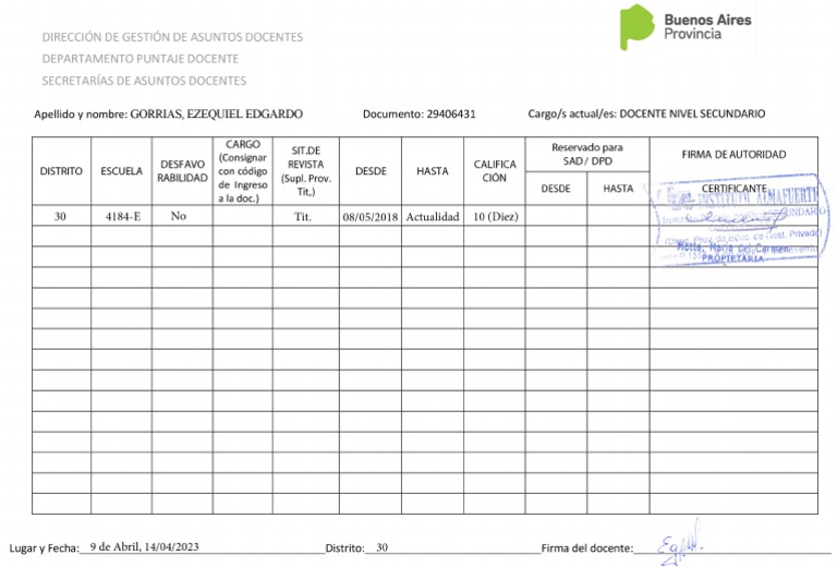 Formulario 354 PDF | PDF