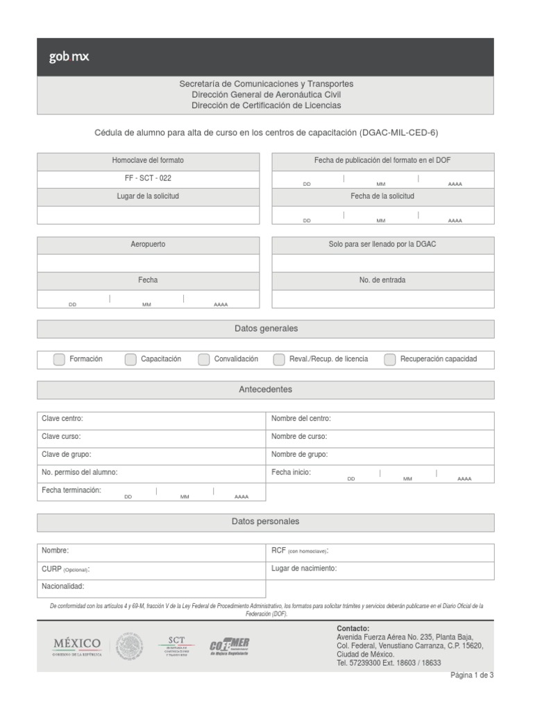 Cédula 6. Nuevo Formato 2023 AFAC | PDF