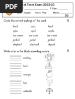 Class Play Group Math Paper | PDF