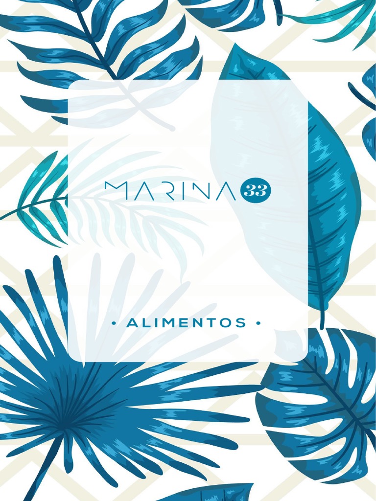 Marina 33 Menu Espanol | PDF