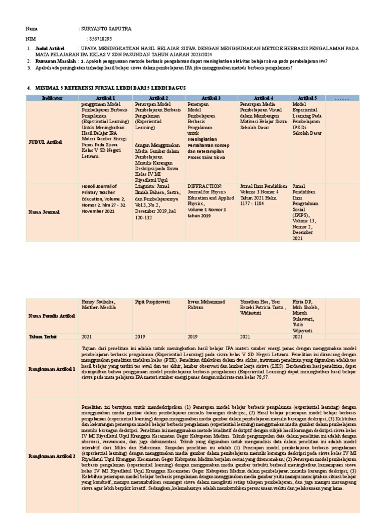 Format Tugas 1 | PDF