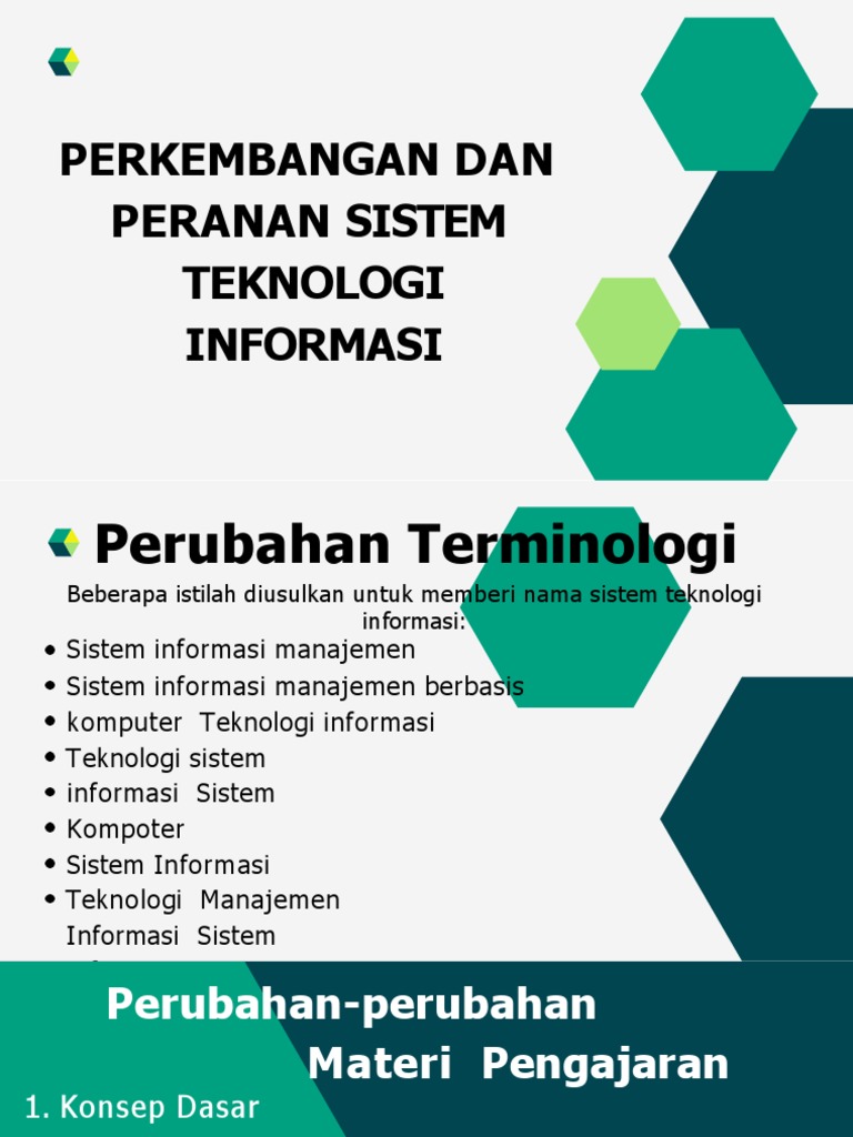 PERKEMBANGAN DAN PERANAN SISTEM TEKNOLOGI INFORMASI (Niken, Reni) | PDF