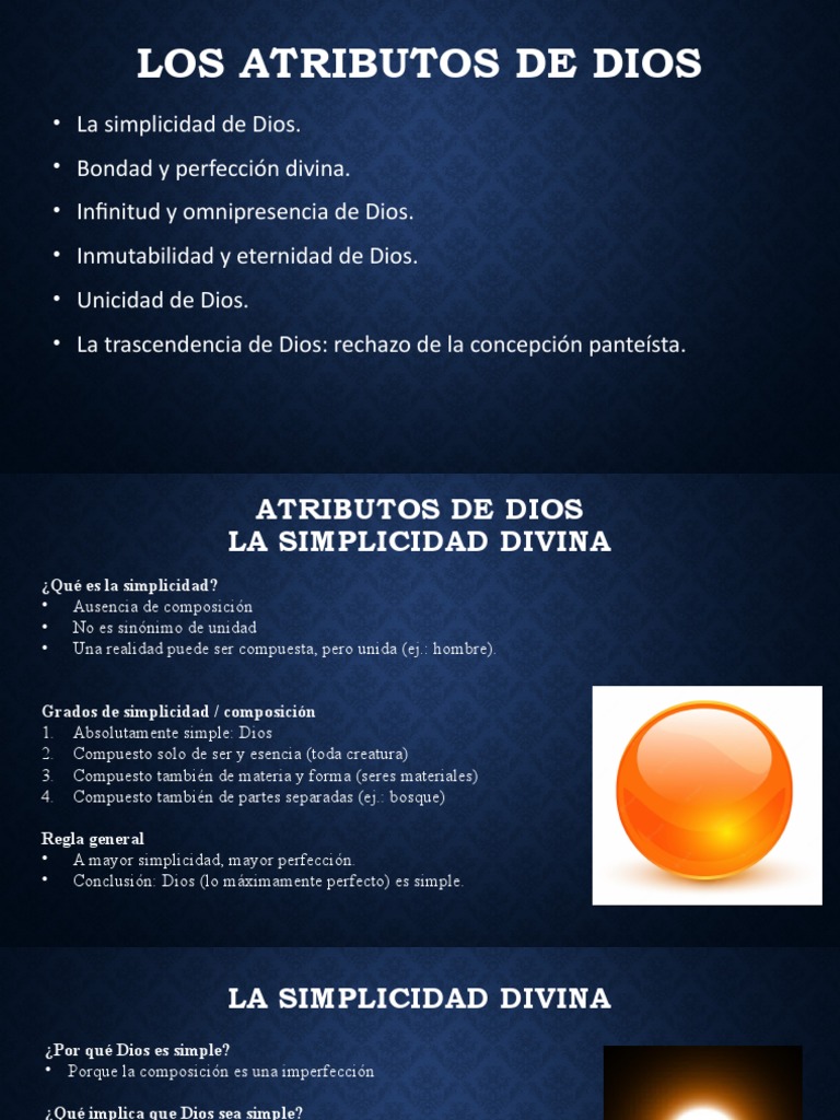 Semana 7 - Los Atributos de Dios | PDF