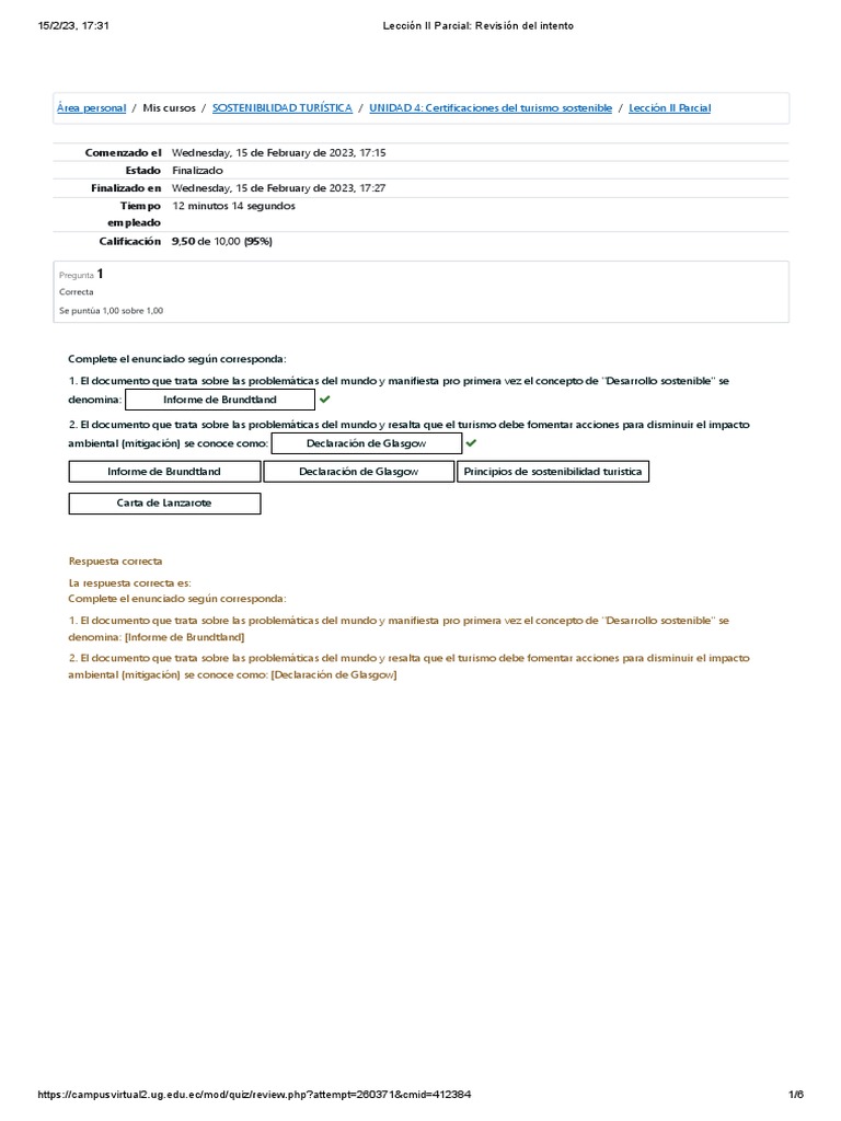 Lección II Parcial_ Revisión del intento.pdf | PDF