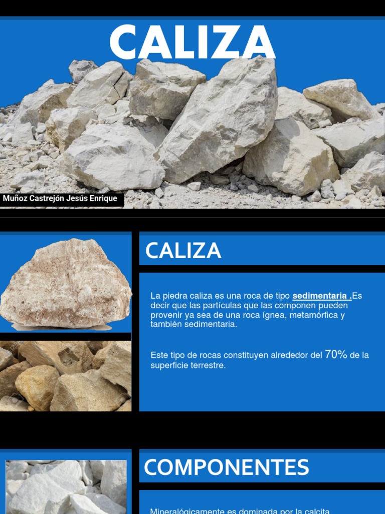 Piedra Caliza PDF | PDF | Caliza | Roca (geología)