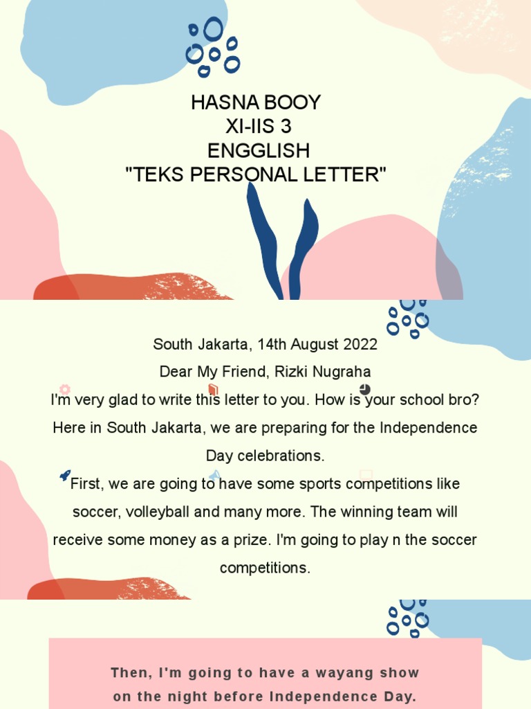 HASNA BOOY Teks Personal letter-WPS Office | PDF