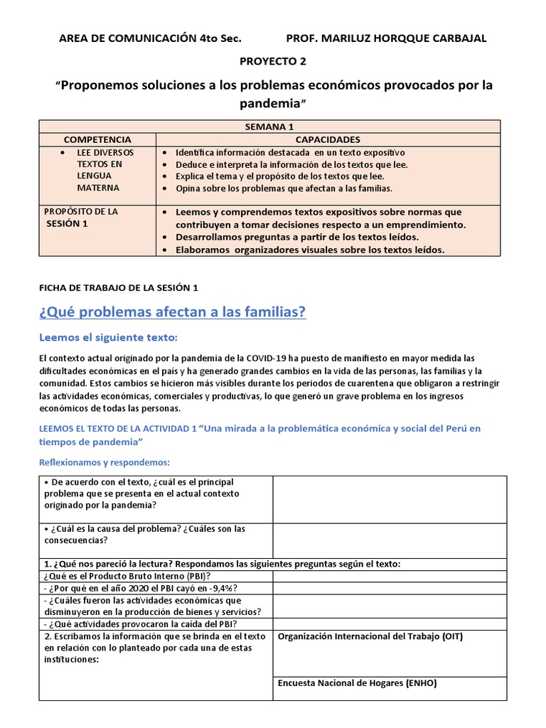 Copia de SEMANA 4 LEE TEXTO 1 | PDF