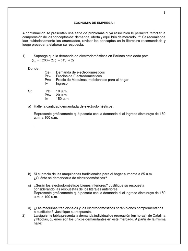 Tarea 2 de Ecnomia de Empreesas PDF | PDF | Métodos y materiales de ...