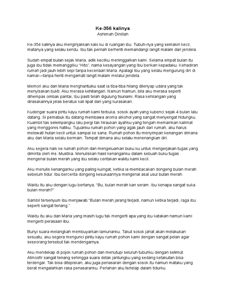 Ke-356 Kalinya. Ashimah Dinillah PDF | PDF