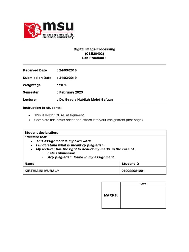 Digital Image Processing Assign 2 (KirthiainiMuraly) | PDF | Signal Processing | Recording
