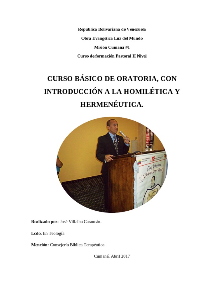 Curso Basico de Oratoria | PDF