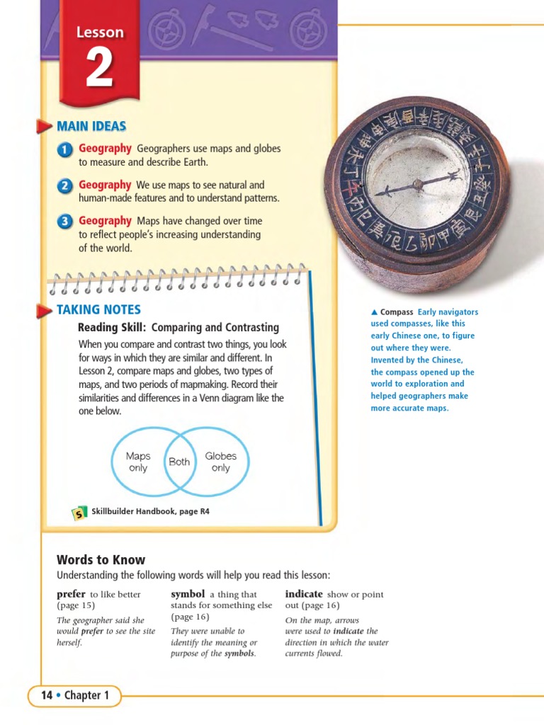 Geographer's Tools: Maps vs. Globes | PDF