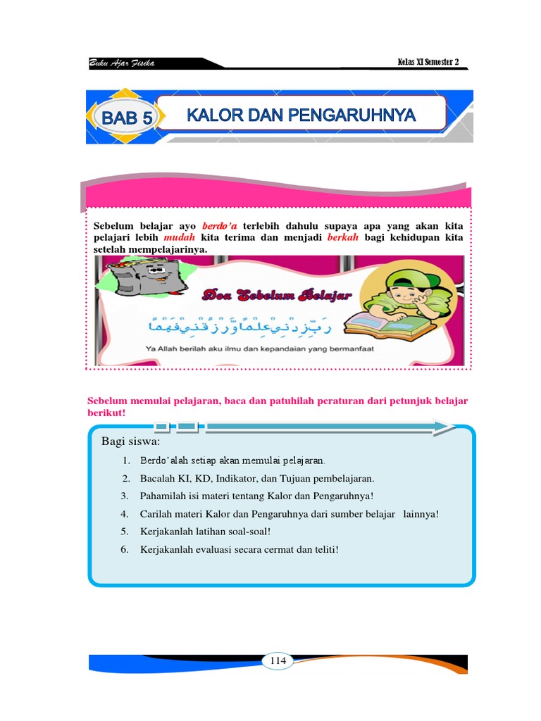 Bahan Ajar Kalor PDF | PDF