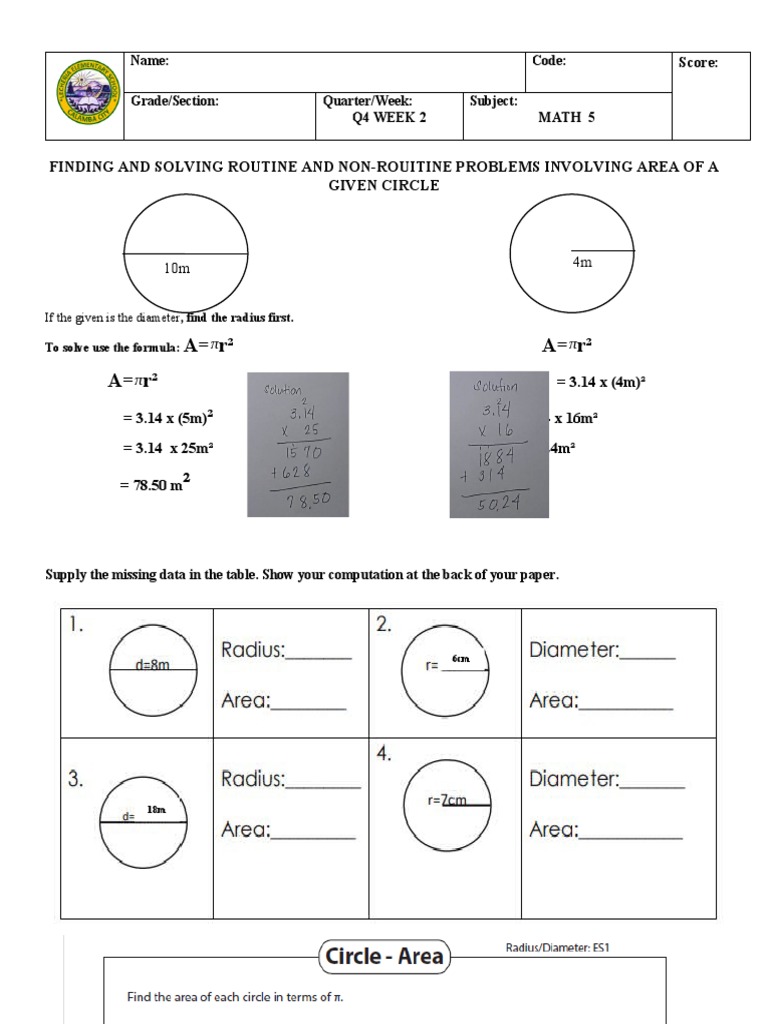 MATH-5-Q4-week 2-Monday Only | PDF