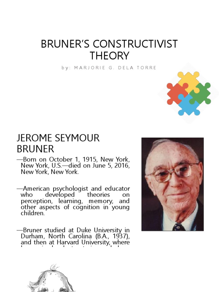Bruner's Constructivist Theory | PDF | Constructivism (Philosophy Of ...