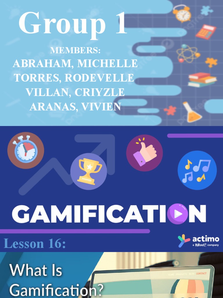Lesson 16 Gamification | PDF