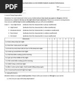PDF Academic Performance Questionnaire | PDF