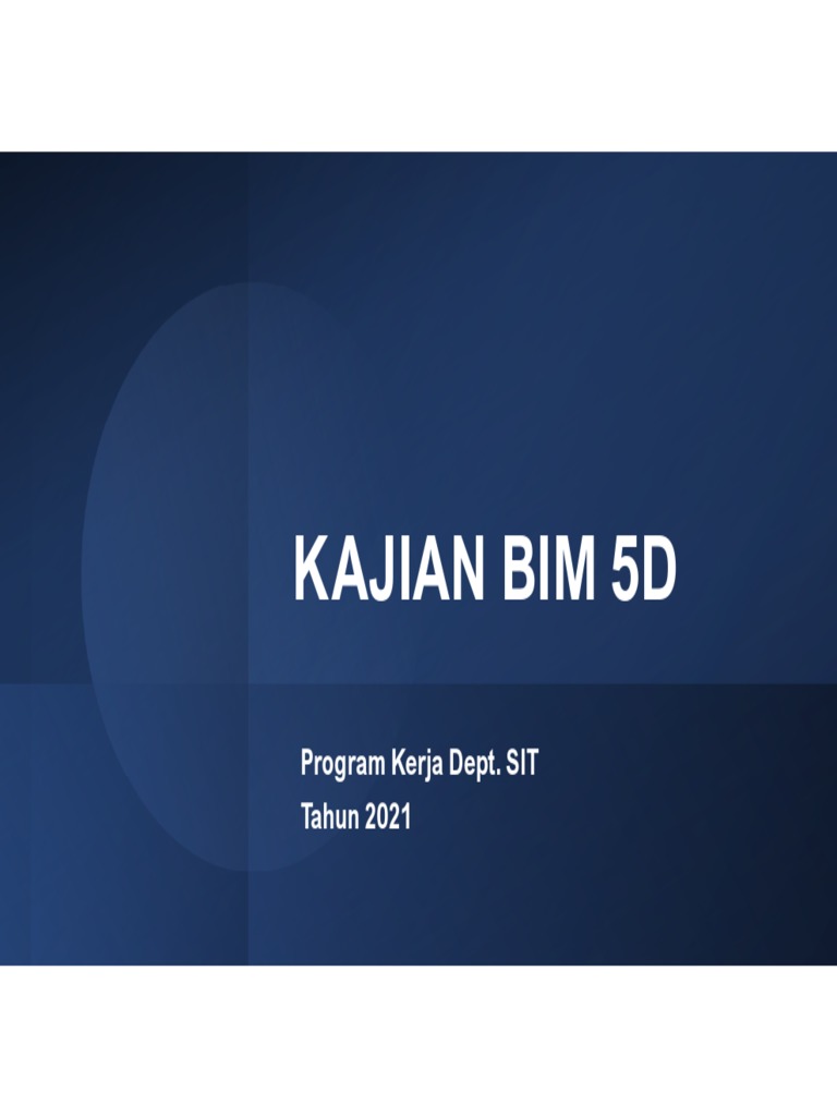 Kajian BIM 5D | PDF | Komputer