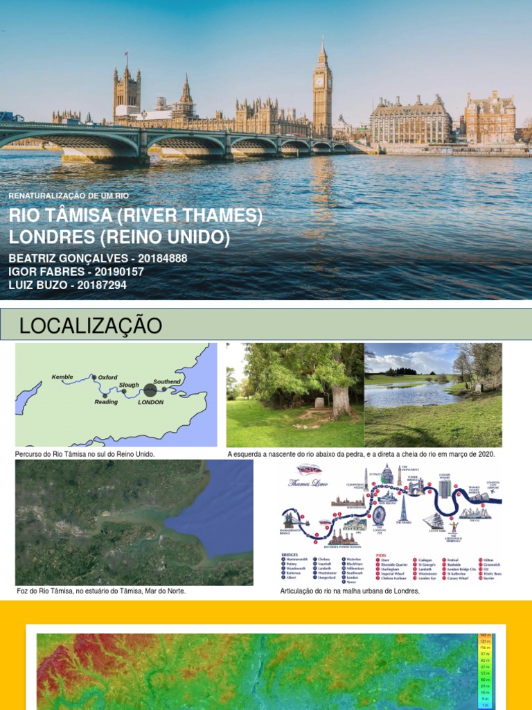 Estudo Sobre A Despoluição Do Rio Tâmisa em Londres PDF | PDF | Rio ...