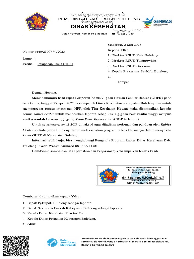 Pelaporan Kasus GHPR PDF | PDF