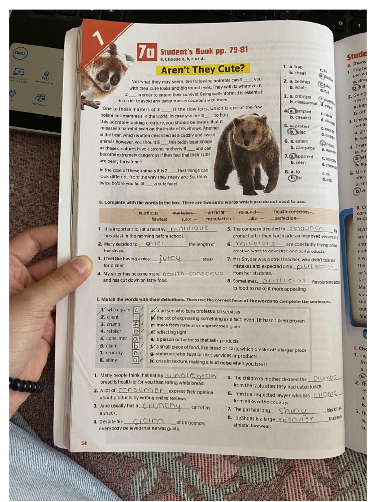 workbook Unit 7 | PDF