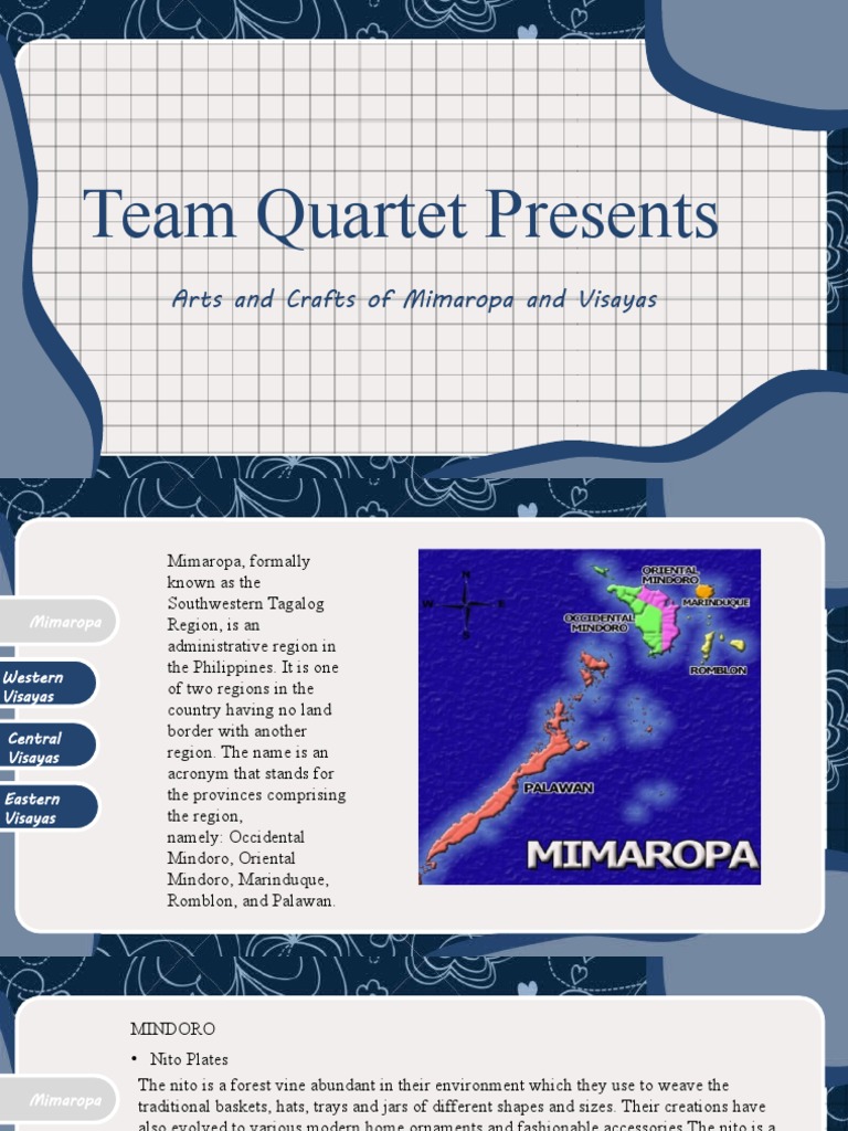 Arts and Crafts of Mimaropa and Visayas | PDF