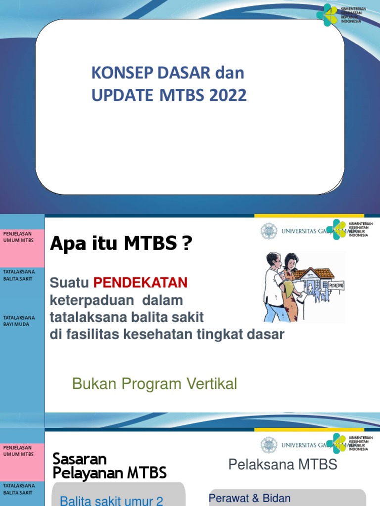 Konsep Dasar Dan Update MTBS 2022 PDF | PDF