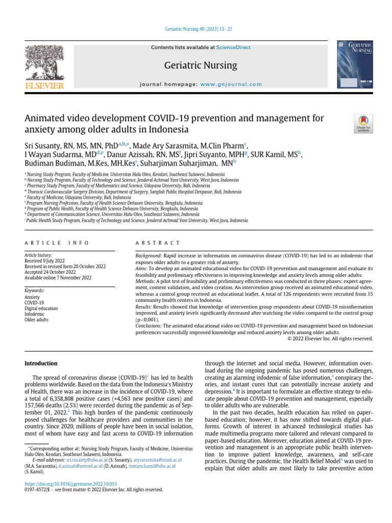 Animated Video Development COVID 19 Prevention and Management - 2023 ...