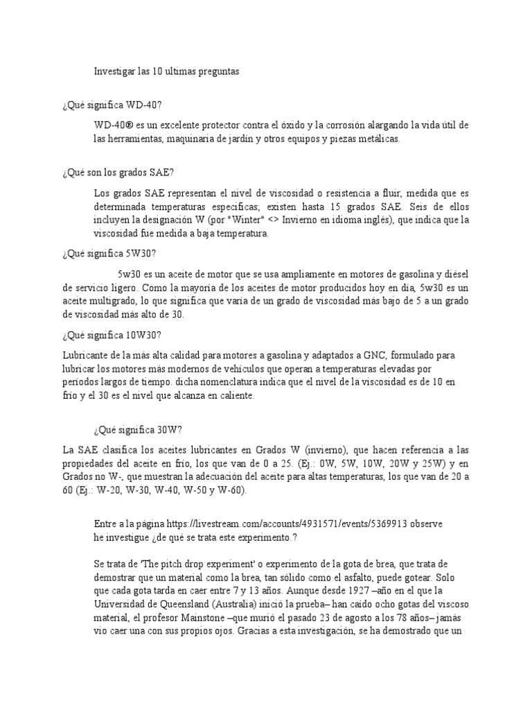 10 Ultimas Preguntas Del Lab 2 de MF | PDF | Viscosidad | Ciencias fisicas