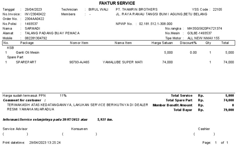 Invoice Report PDF | PDF