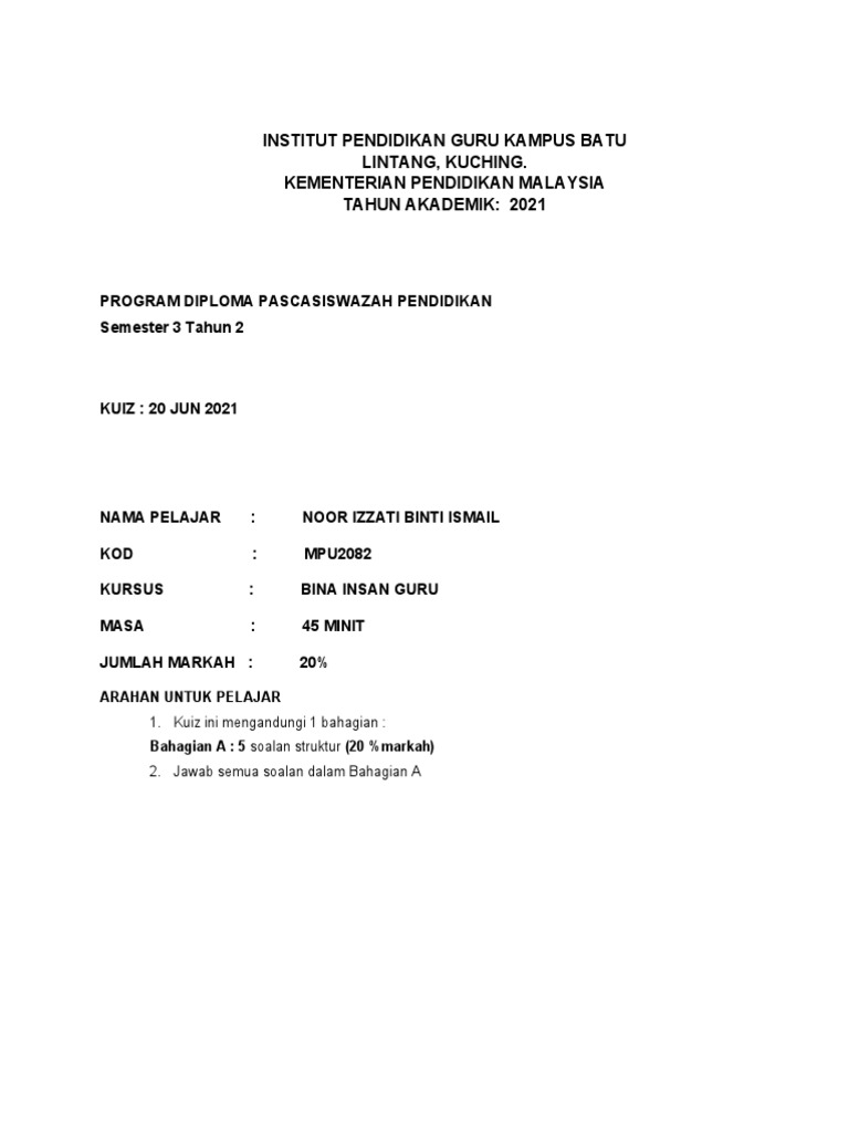 Soalan Kuiz Big Pdf