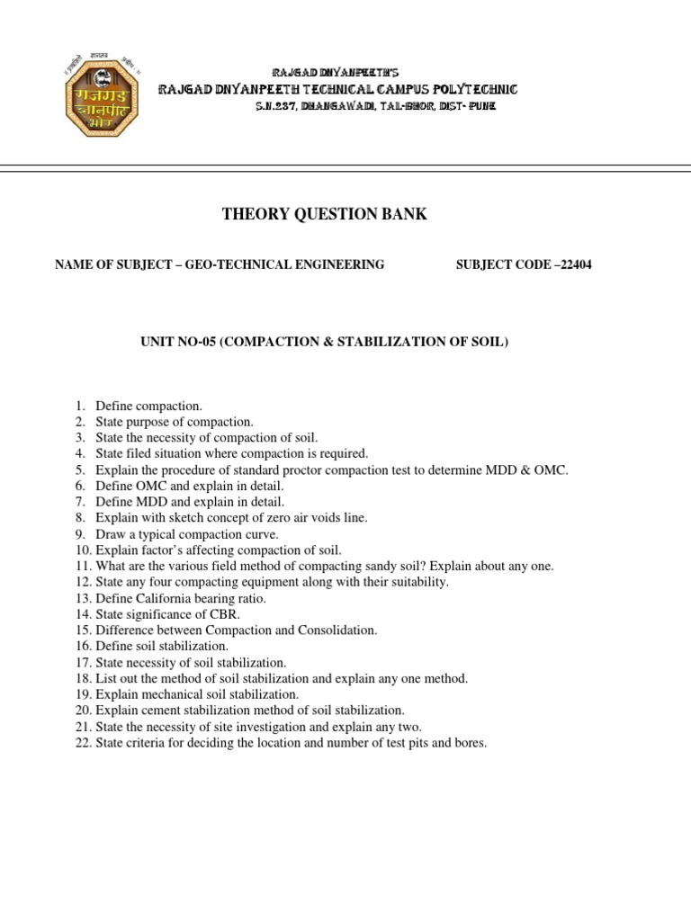 Unit 5 Gte Question Bank PDF | PDF | Computers | Technology & Engineering