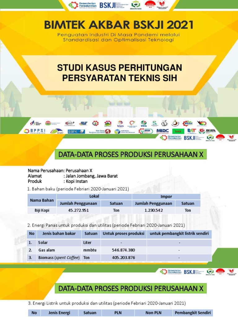 E-Modul Studi Kasus Perhitungan SIH PDF | PDF