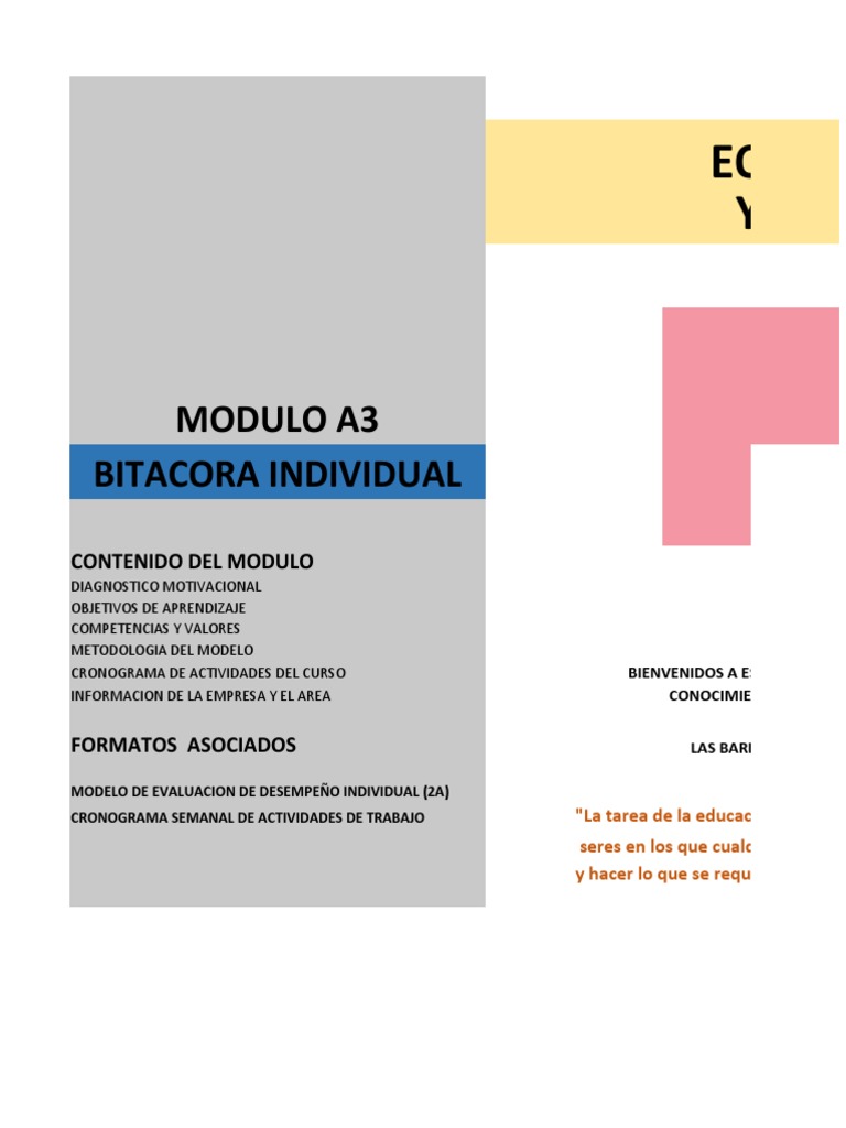 A3-Bitacora Individual Semana 3 | PDF
