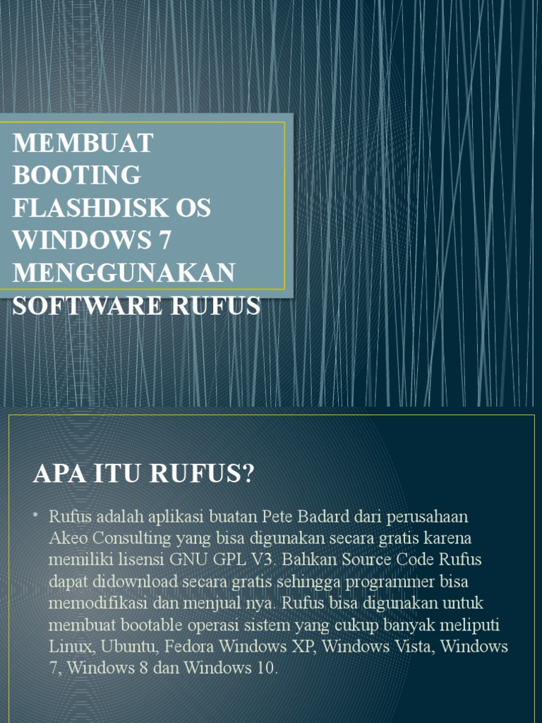 Install Windows 7 DNGN Rufus | PDF | Komputer